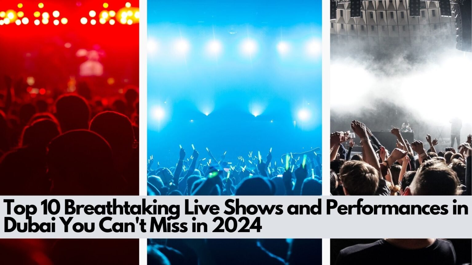Top 10 Breathtaking Live Shows and Performances in Dubai You Can't Miss ...