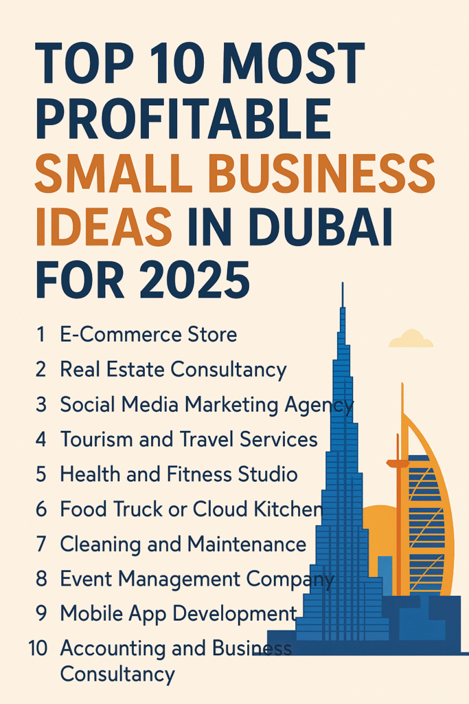 Top 10 Most Profitable Small Business Ideas in Dubai for 2025 - Explore ...